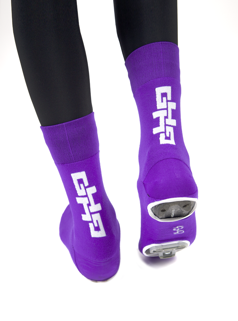 Purple G4 Cycling Shoe Covers: Warmth, Durability and Visibility